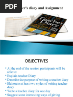 Teacher Diary Format | PDF
