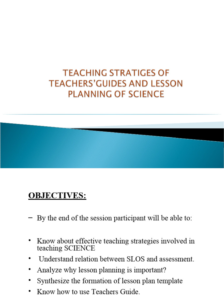 Science Lesson Planning | PDF | Lesson Plan | Educational Assessment