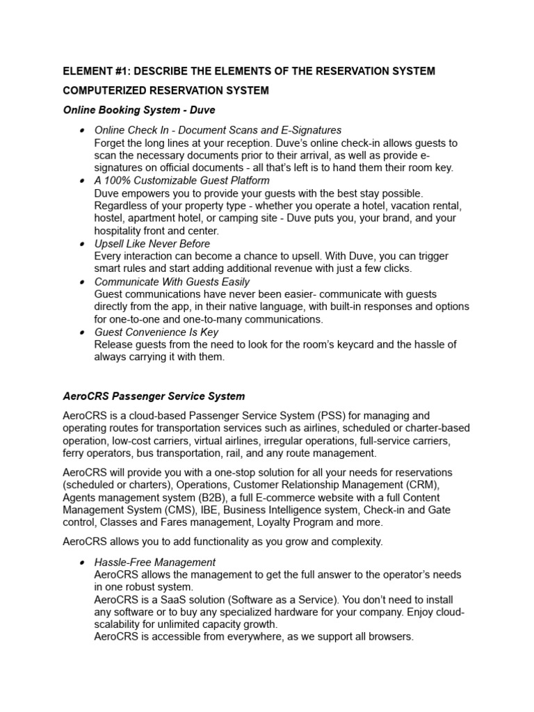 RECEIVE AND PROCESS RESERVATIONS | PDF | Credit Card | Point Of Sale