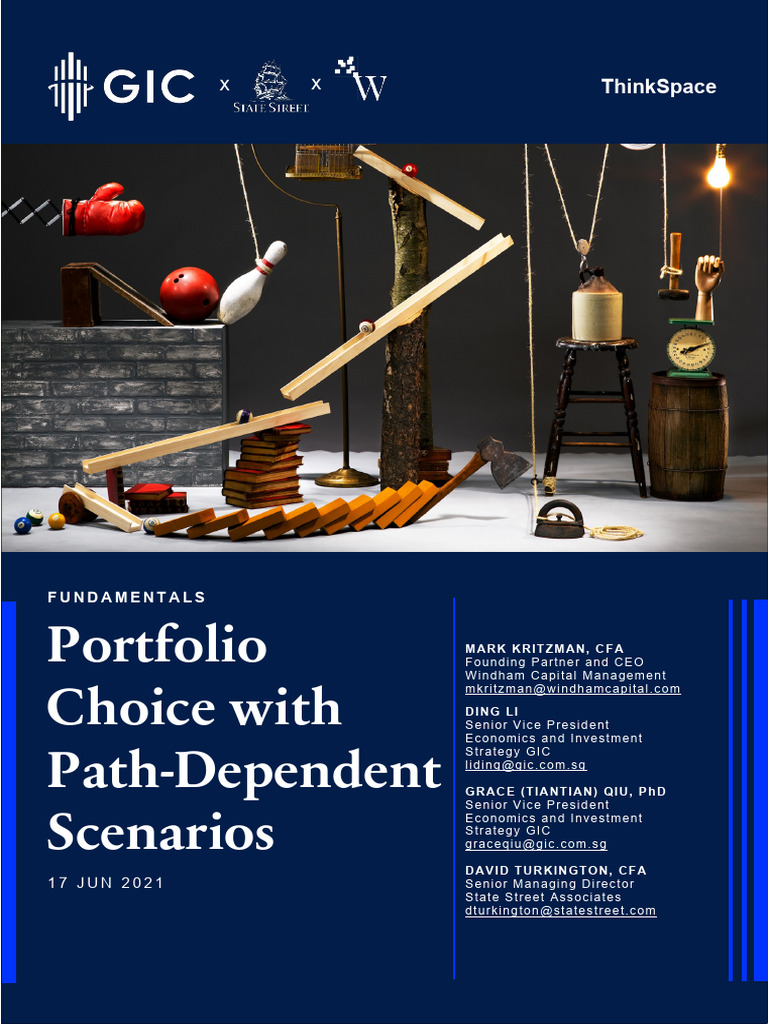 GIC ThinkSpace Portfolio Choice With Path Dependent Scenarios | PDF | Statistics | Probability ...