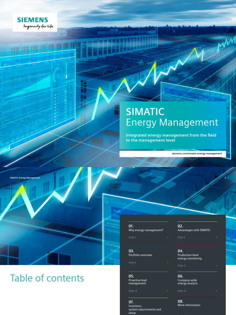 SIMATIC Energy Management Solutions | PDF | Energy Management | Automation