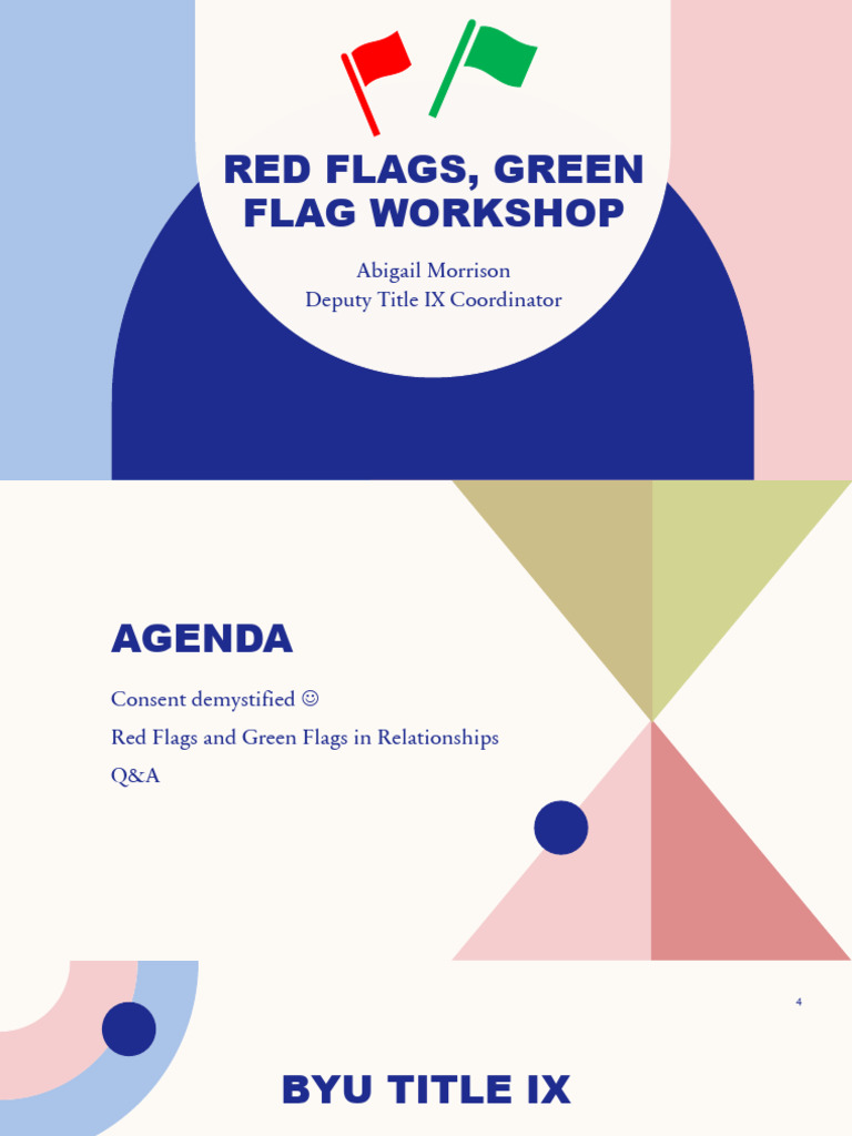 Red Flagsgreen Flags PDF | PDF