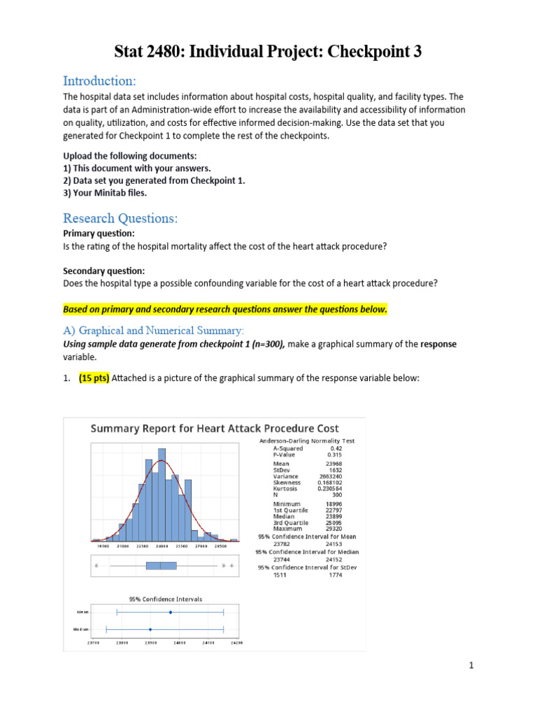 Checkpoint 3 FINISHED | PDF | Scatter Plot | Dependent And Independent ...