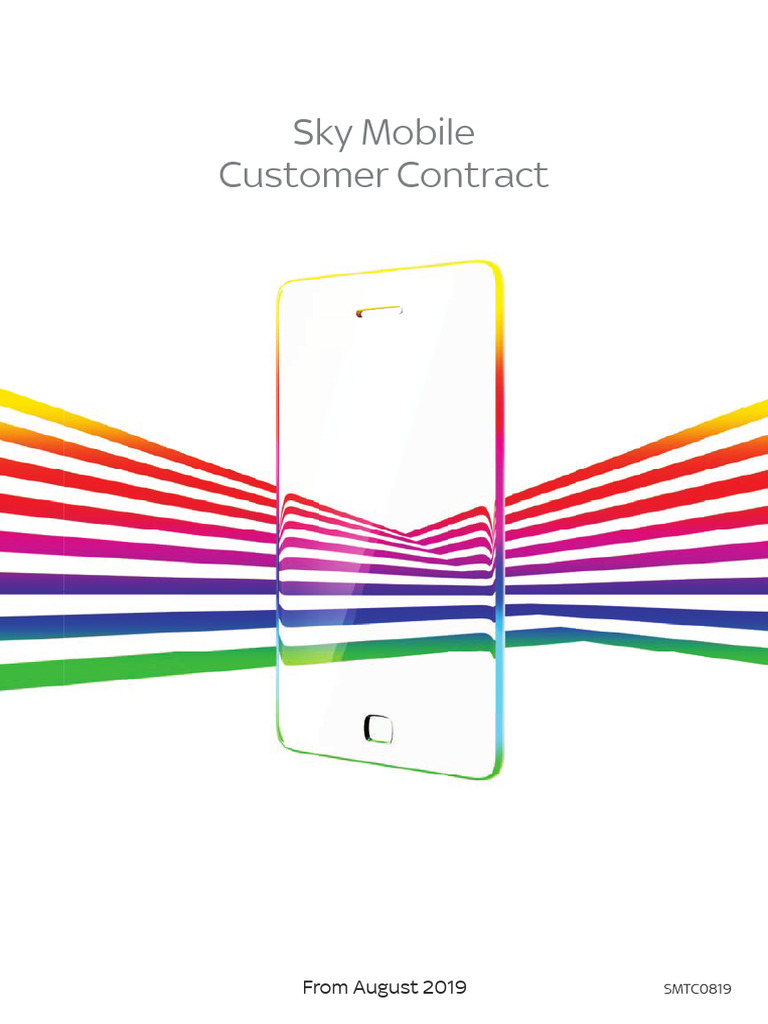 Sky Mobile Customer Contract: From August 2019 | PDF | Credit Card ...