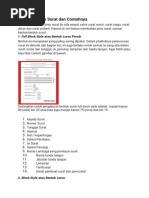 Bentuk-Bentuk Surat: 1. Full Block Style Atau Bentuk Lurus Penuh | PDF