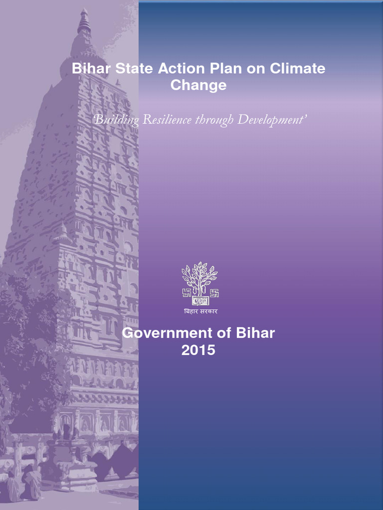 Bihar State Action Plan On Climate Change 2 | PDF | Climate Change ...