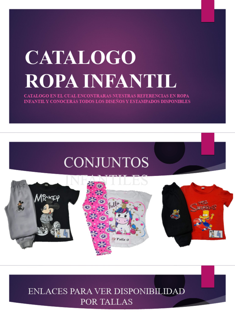 Catalogo Ropa Infantil | PDF