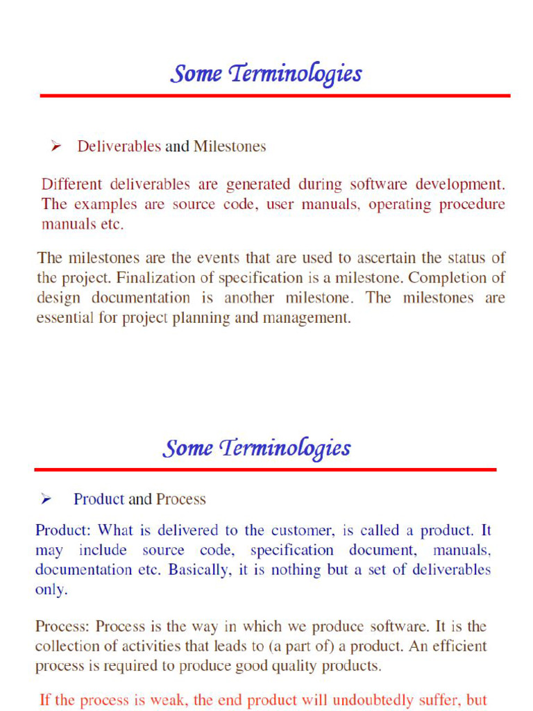 Some Terminologies | PDF