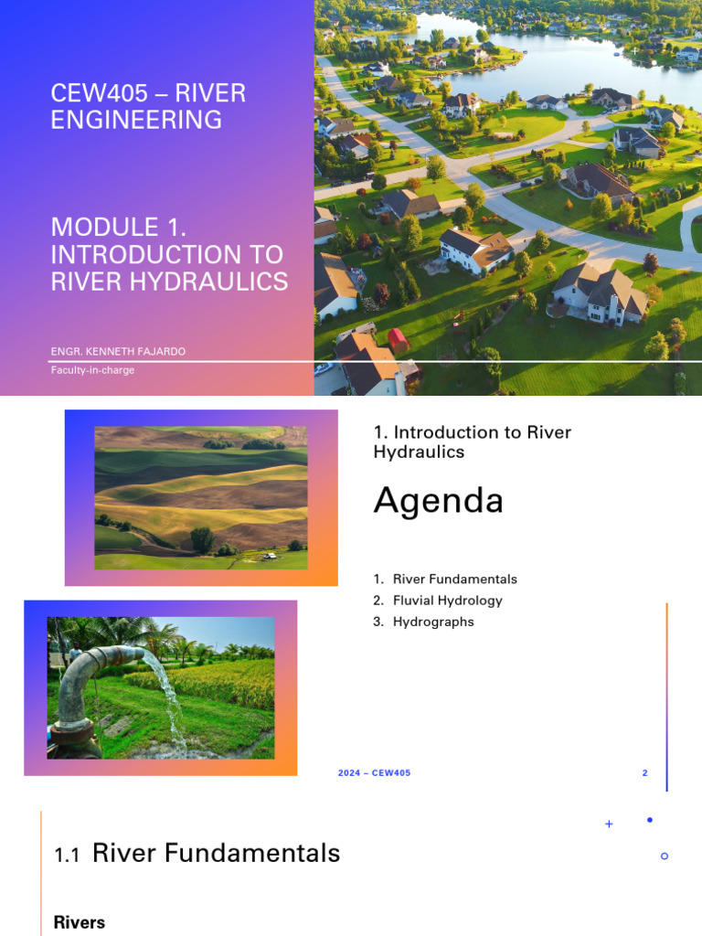 Introduction to River Hydraulics | PDF | River | Discharge (Hydrology)