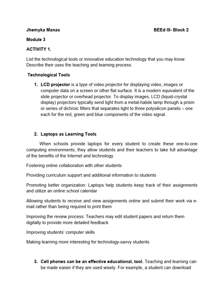 Module_3-WPS_Office[1] | PDF | Teachers | Classroom
