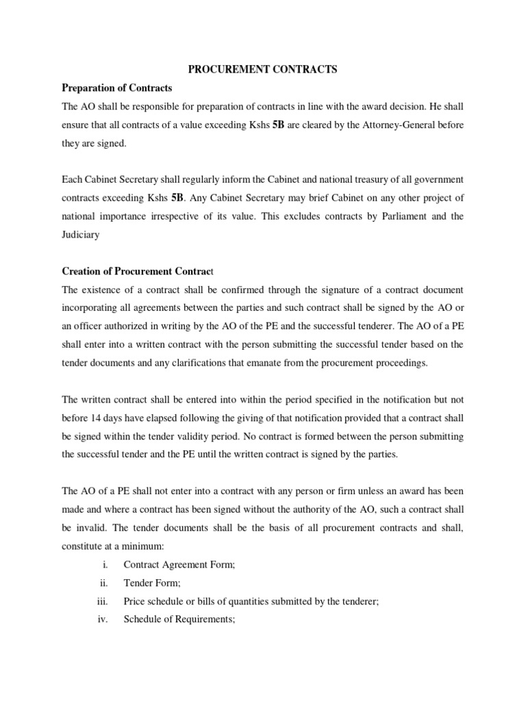 Procurement Contracts | Download Free PDF | Interest | Procurement