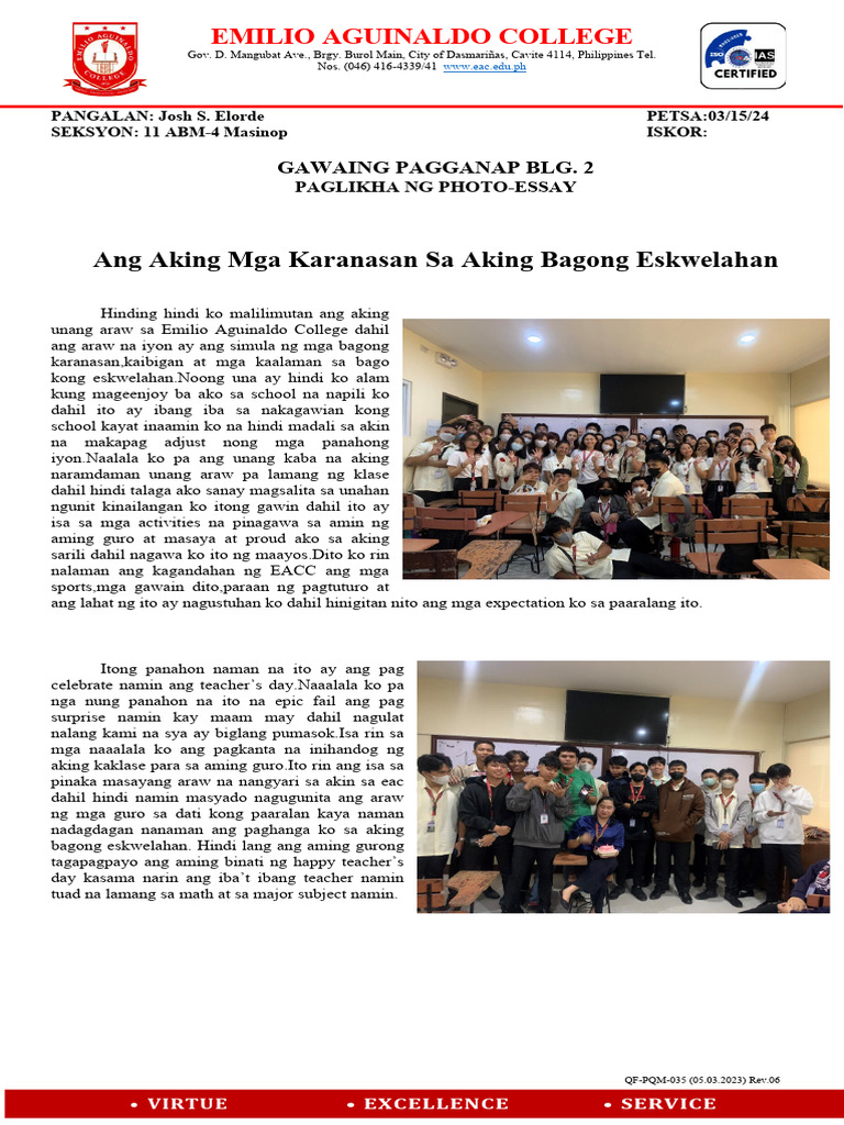 PT2 Format - HJKL | PDF