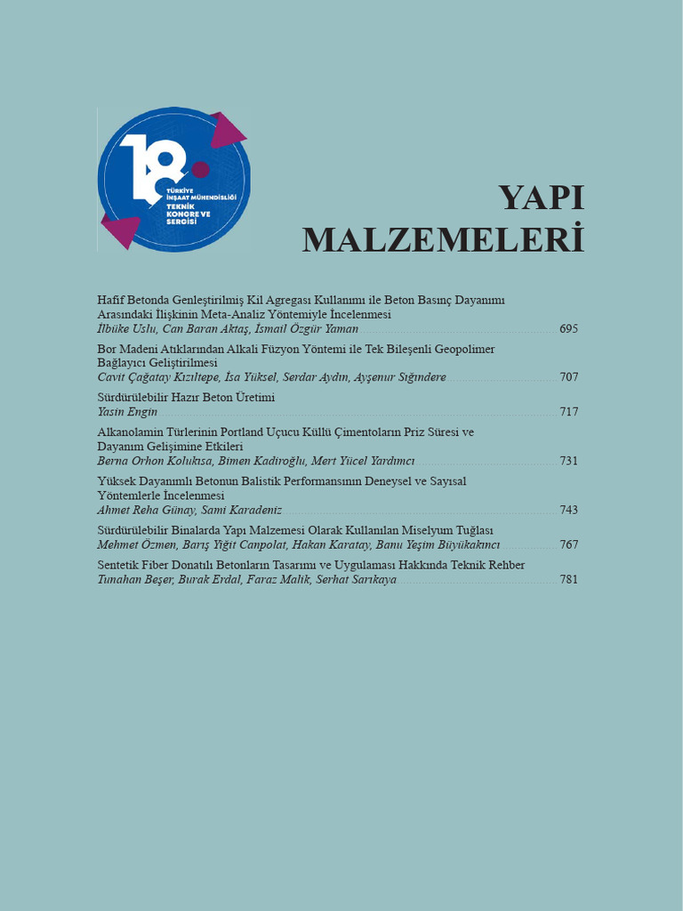 04 Yapi Malzemeleri | PDF