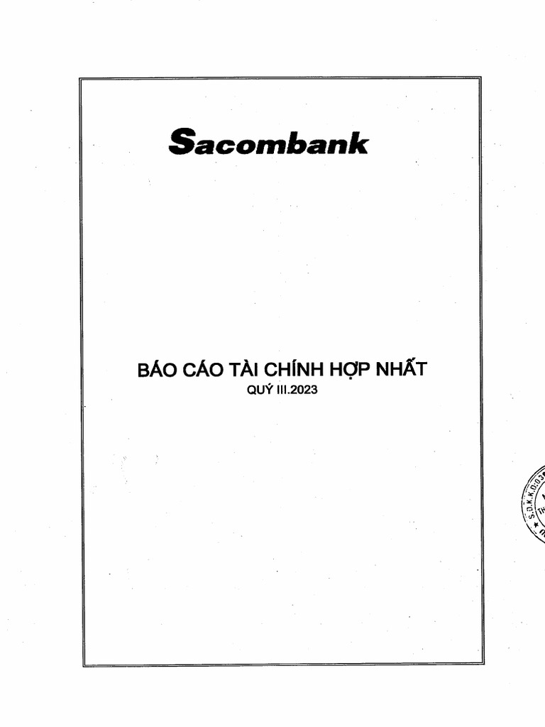 BCTC Hop Nhat Quy 3 2023 | PDF