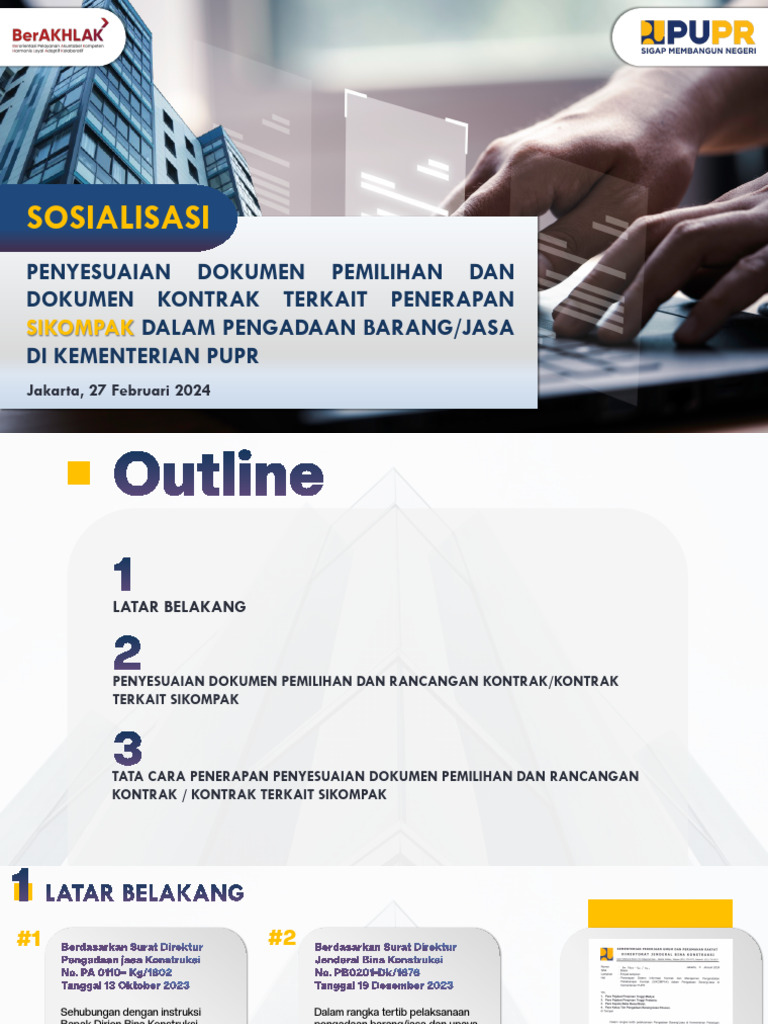 Penerapan SIKOMPAK di Kementerian PUPR | PDF