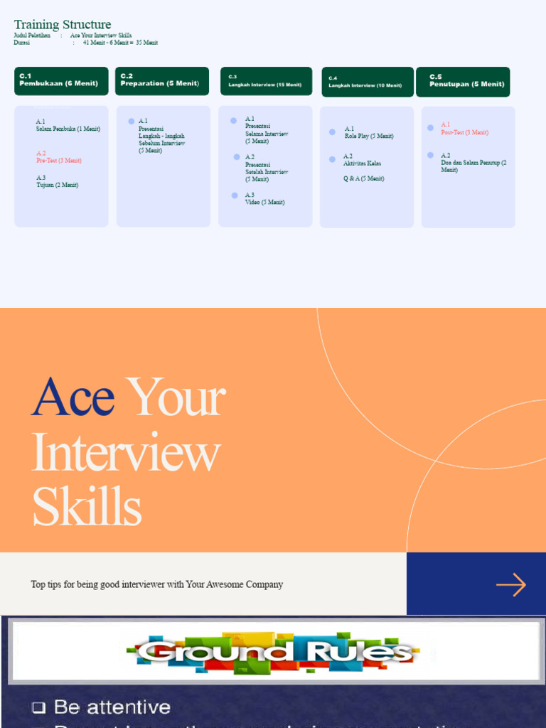 Ace Your Interview Skills PPT | PDF | Human Communication