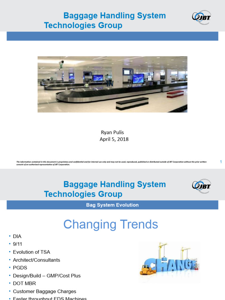 Baggage Handling System Trends | PDF | Computing