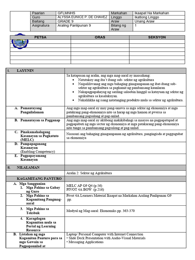 Final Demo Sektor NG Agrikultura | PDF