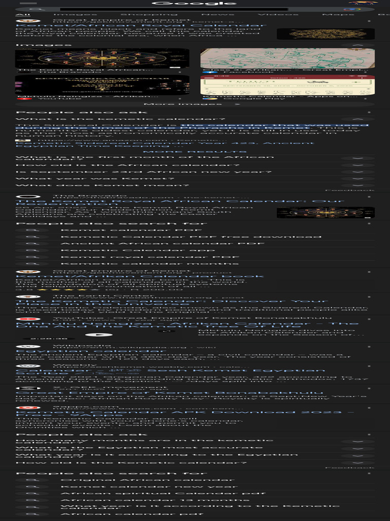 Kemet Calendar - Google Search | PDF | Calendar | Egypt