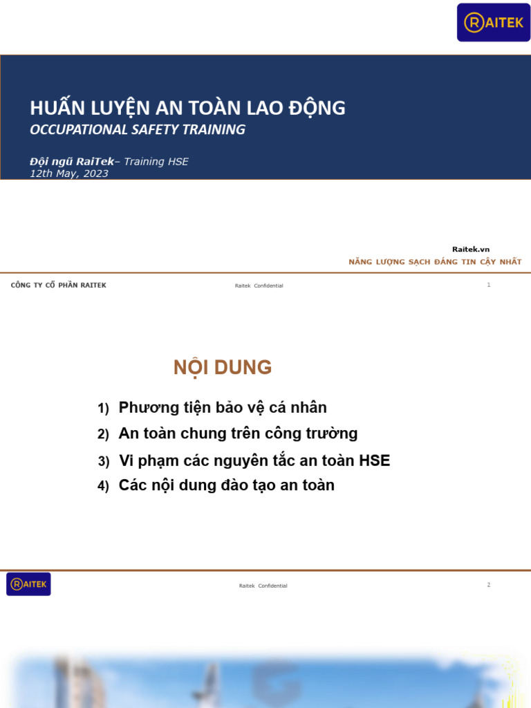 Raitek Training HSE | PDF