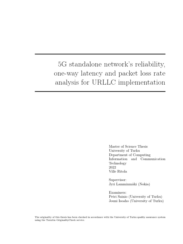 Ritola Ville Thesis | PDF | Mimo | 4 G