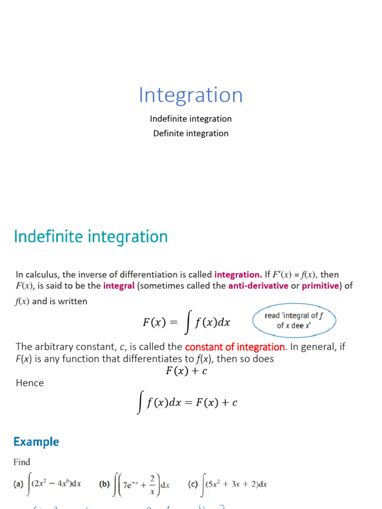 6 Integration | PDF