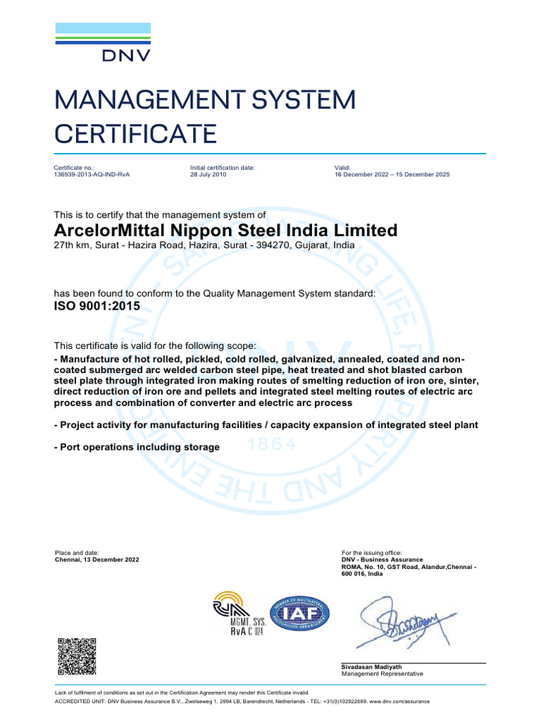 5a-ISO 9001-2015 Certification | PDF
