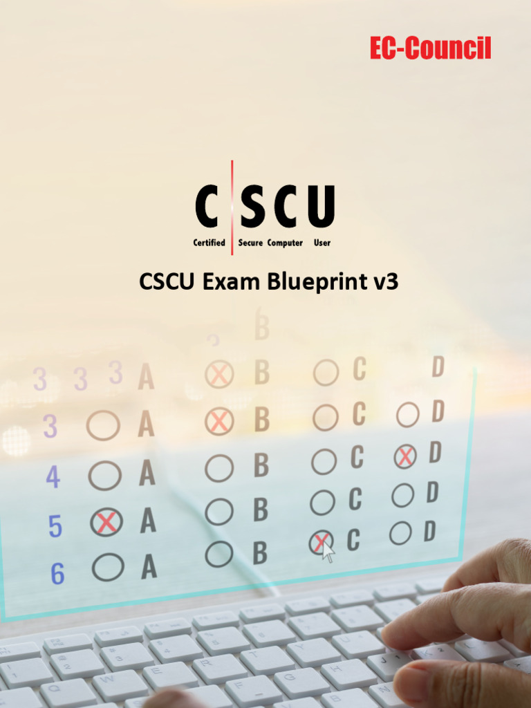 CSCU Exam Blueprint v3 | PDF | Computer Security | Security