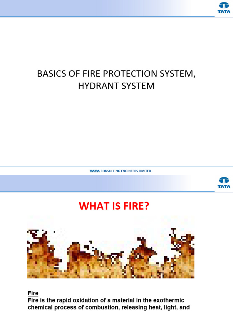 Basics of Fire Protection System, Hydrant System: Consulting Engineers ...