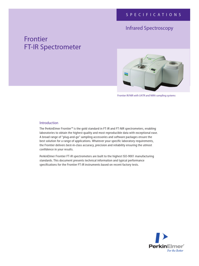 Spec FTIR Frontier | Download Free PDF | Optics