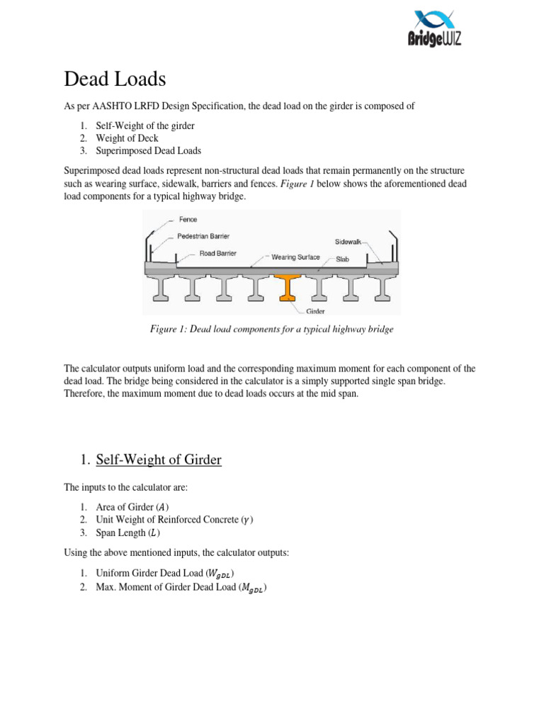 Dead Load | PDF | Bridge | Building Engineering