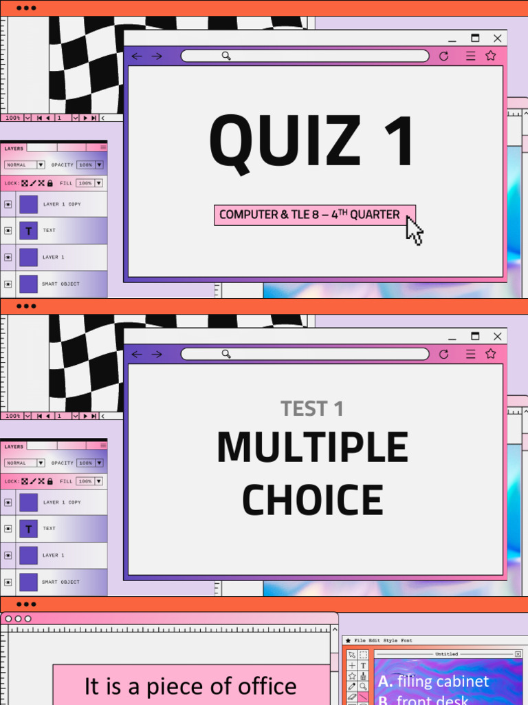 Tle&computer 8-Q4-Quiz 1 | PDF | Computing | Office Equipment