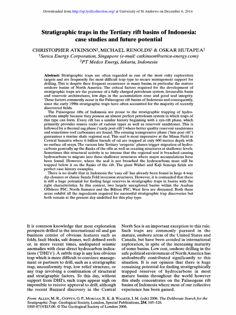 Atkinson 2006 | PDF | Petroleum Reservoir | Petroleum