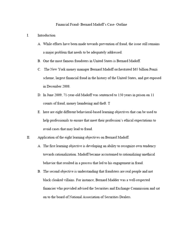 financial-fraud-bernard-madoff-s-case-outline-pdf-fraud-business