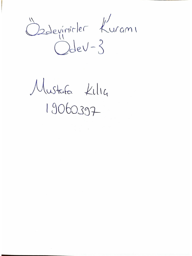 Odev3 Mustafa Kılıc 19060397 | PDF