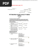 Instructions For Scoring The Pittsburgh Sleep Quality Index | PDF ...