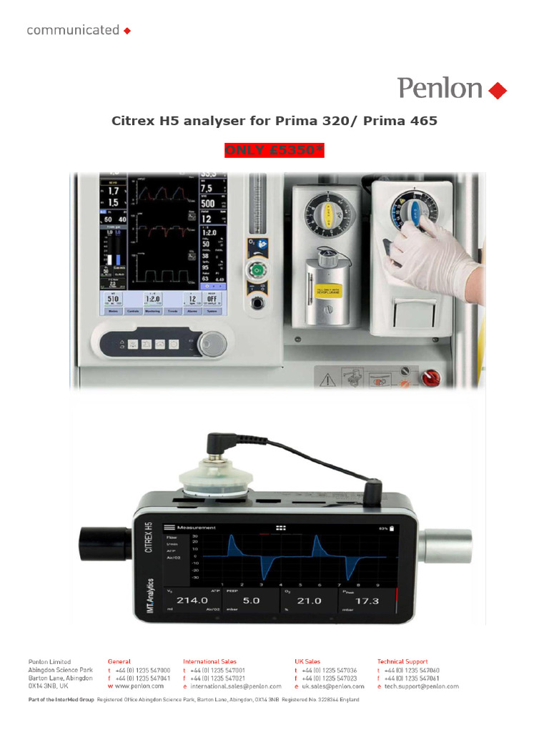 Citrex h5 Analyser | PDF