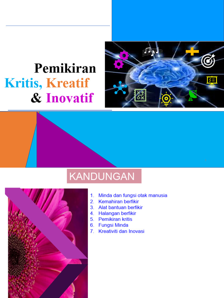 Pemikiran Kritis dan Kreatif dalam PTM | PDF