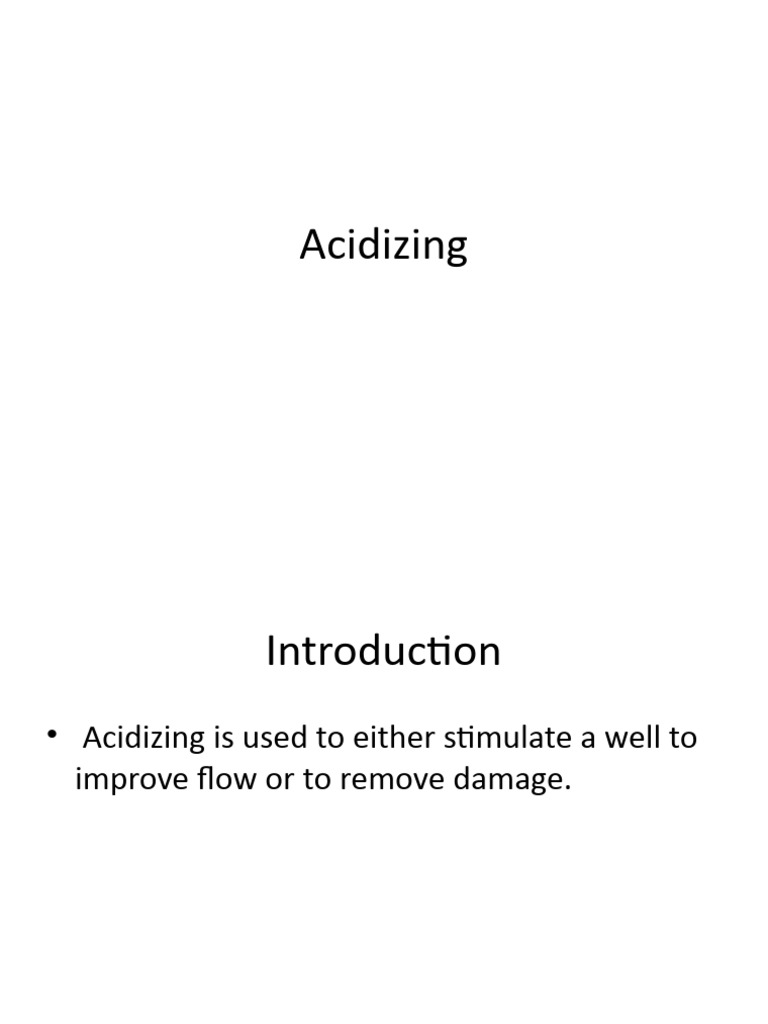 Understanding Acidizing Techniques | PDF | Oil Well | Permeability ...