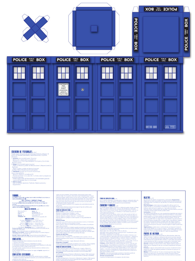 Tardis Diy - A3 | PDF
