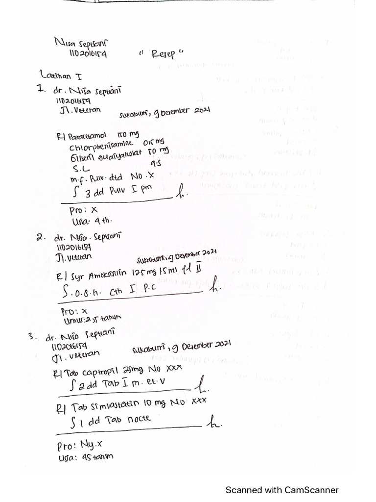 Tugas Resep Nisa Septiani 1102016154 | PDF Tugas Resep Nisa Septiani 1102016154 | PDF