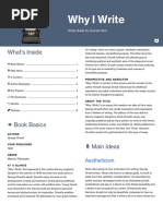 Orwell's Motives for Writing | PDF | George Orwell | Aesthetics