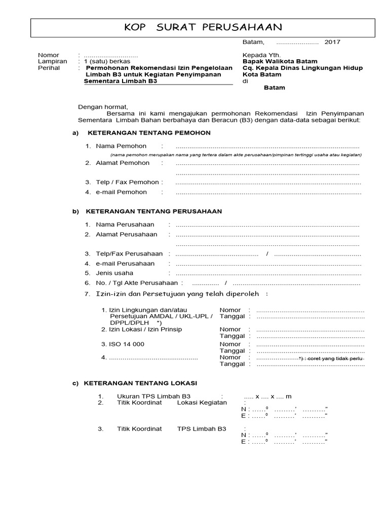 Tempat Penyimpanan Sementara (TPS) | PDF