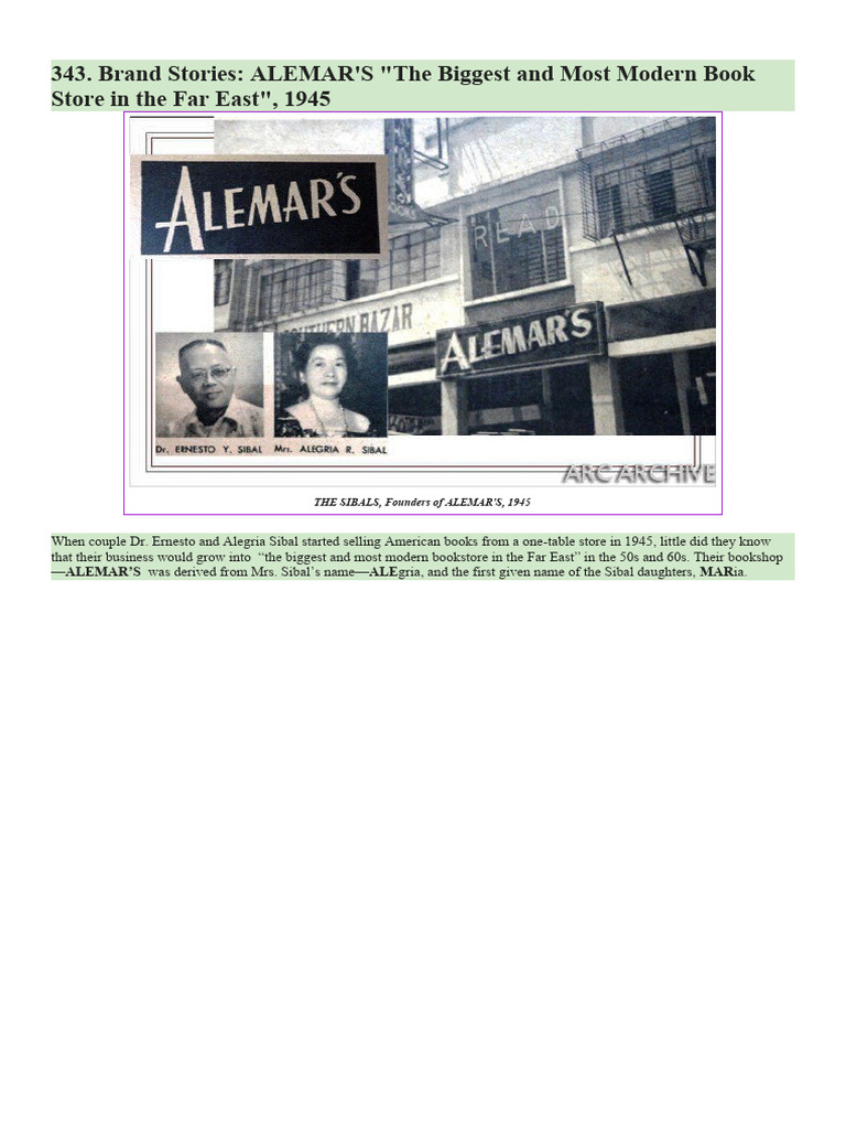 Alemar's Book Store Story | PDF | Nokia | Enron
