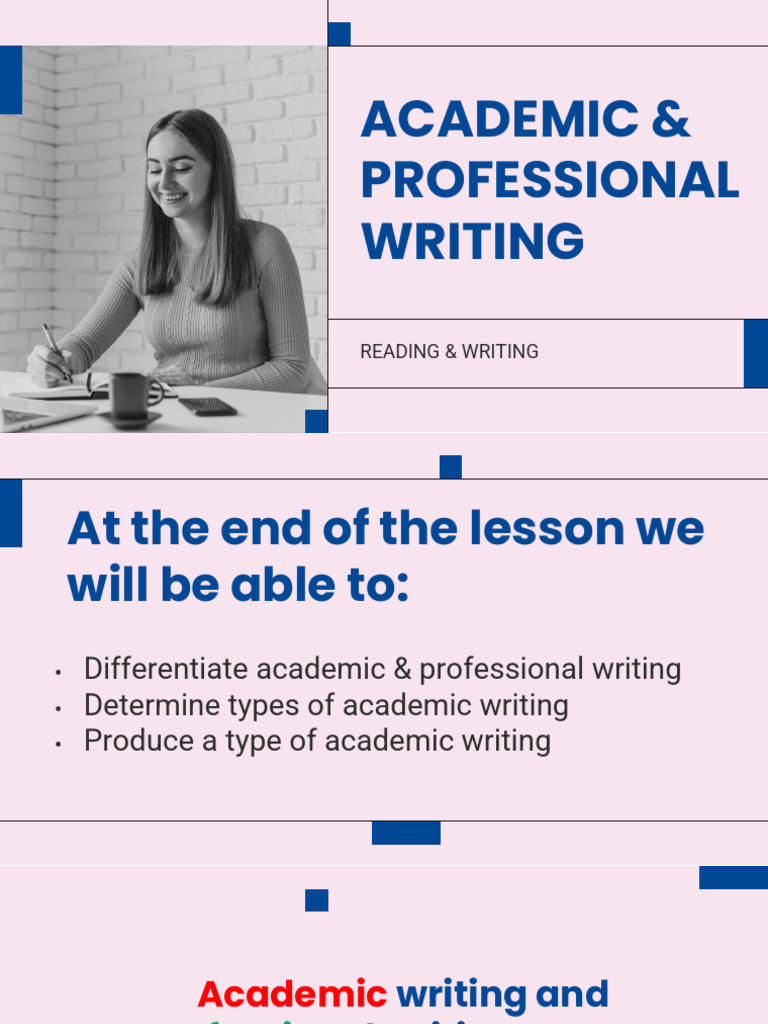 Academic vs. Professional Writing Guide | PDF | Literature Review | Thesis