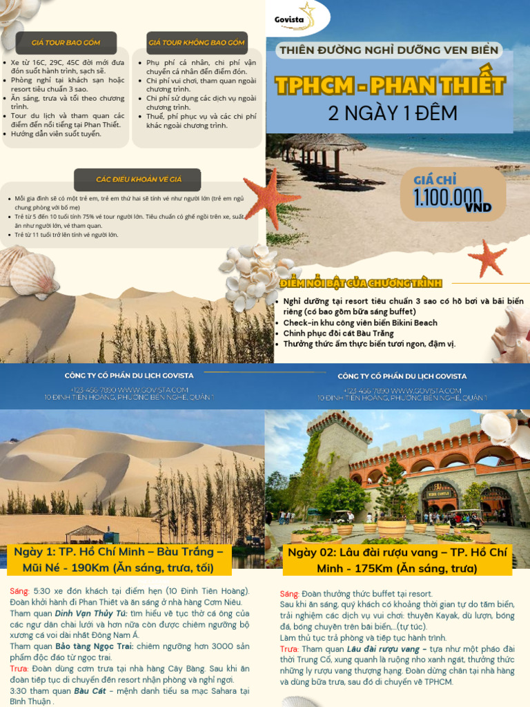 Tphcm-Phan Thiet Brochure Gap 2 | PDF