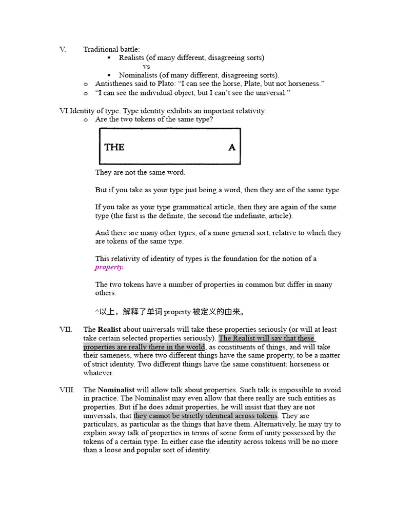 Chapter 1 V-IX | PDF | Metaphysical Theories | Philosophical Theories