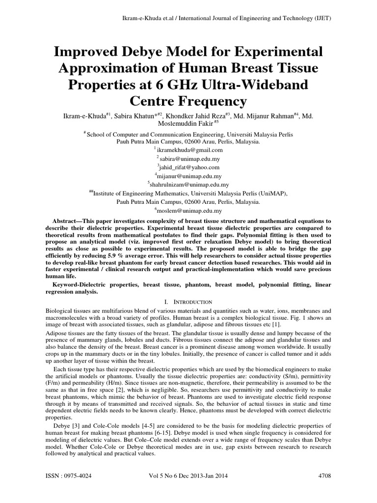 Improved_Debye_Model_for_Experimental_Approximatio | PDF | Dielectric | Permittivity