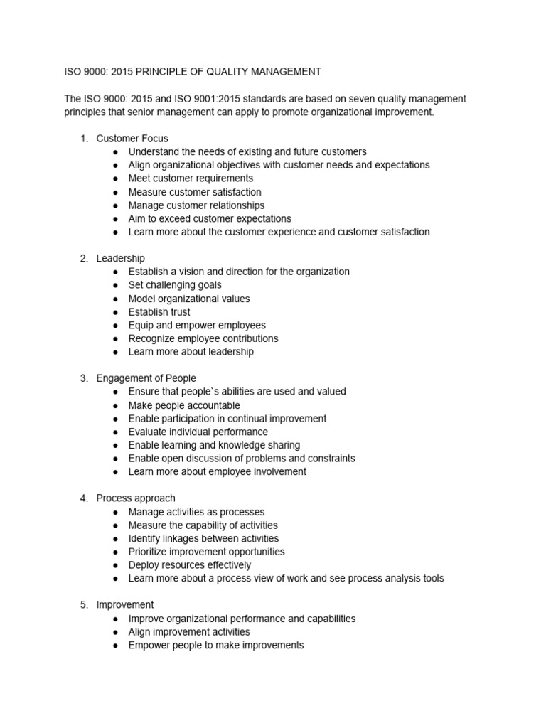 Iso 9000 | PDF | Quality Management | Iso 9000