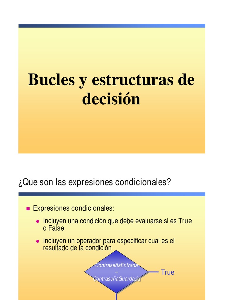 Bucles y Estructuras de Decision | PDF | Programación de computadoras | Áreas de informática